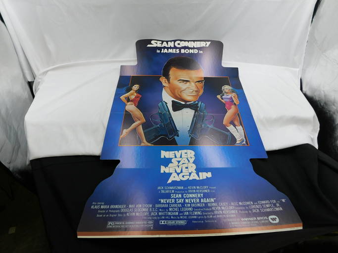 James Bond "Never Say Never Again" Movie Standee (#0203) on Jan 04, 2023 | Bodnar's Auction ...