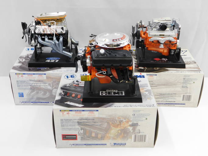 Lot of 3 Revell 1:6 Scale Engine Model Kits (#0171) on Jan 26, 2023 ...