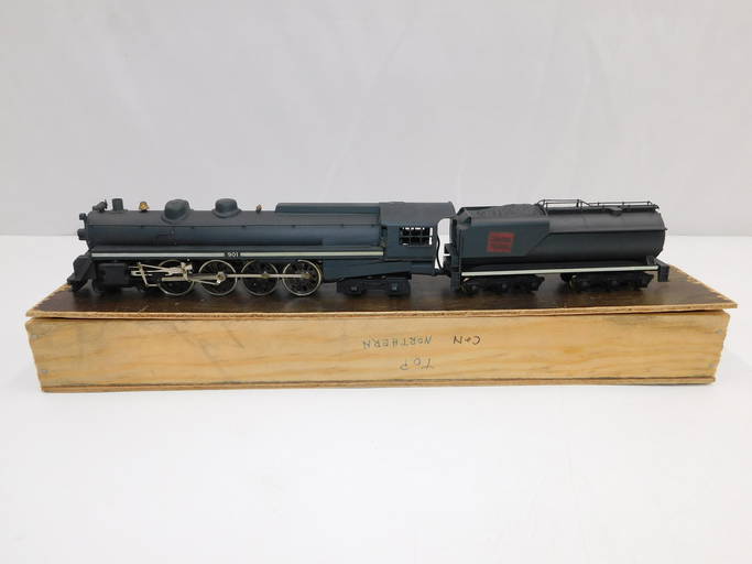 HO Scale Canadian National 4-8-4 Steam Locomotive with Tender (#0154 ...