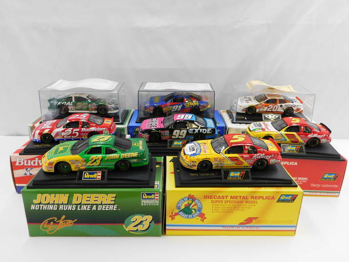 Lot of 8 Revell NASCAR 1:24 Scale Cars (#0245) on Mar 29, 2023 | Bodnar ...