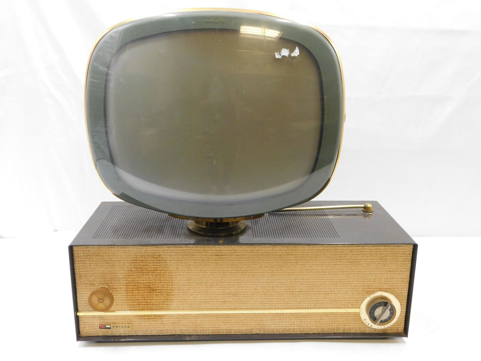 Antique Philco Black And White Television