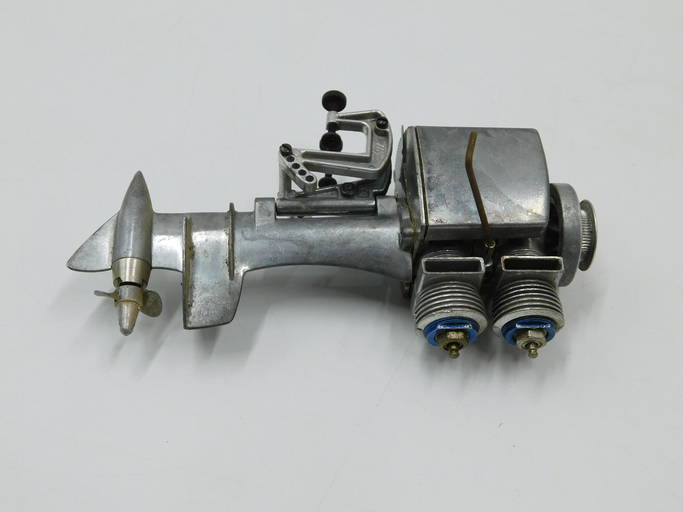 K&b Allyn Sea Fury Twin Gas Powered Toy Outboard Motor