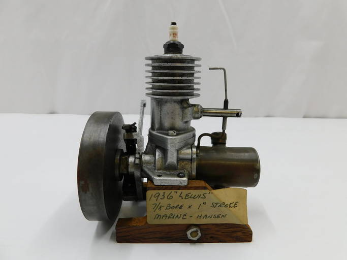 1936 Lewis Gas Powered Model Airplane Engine