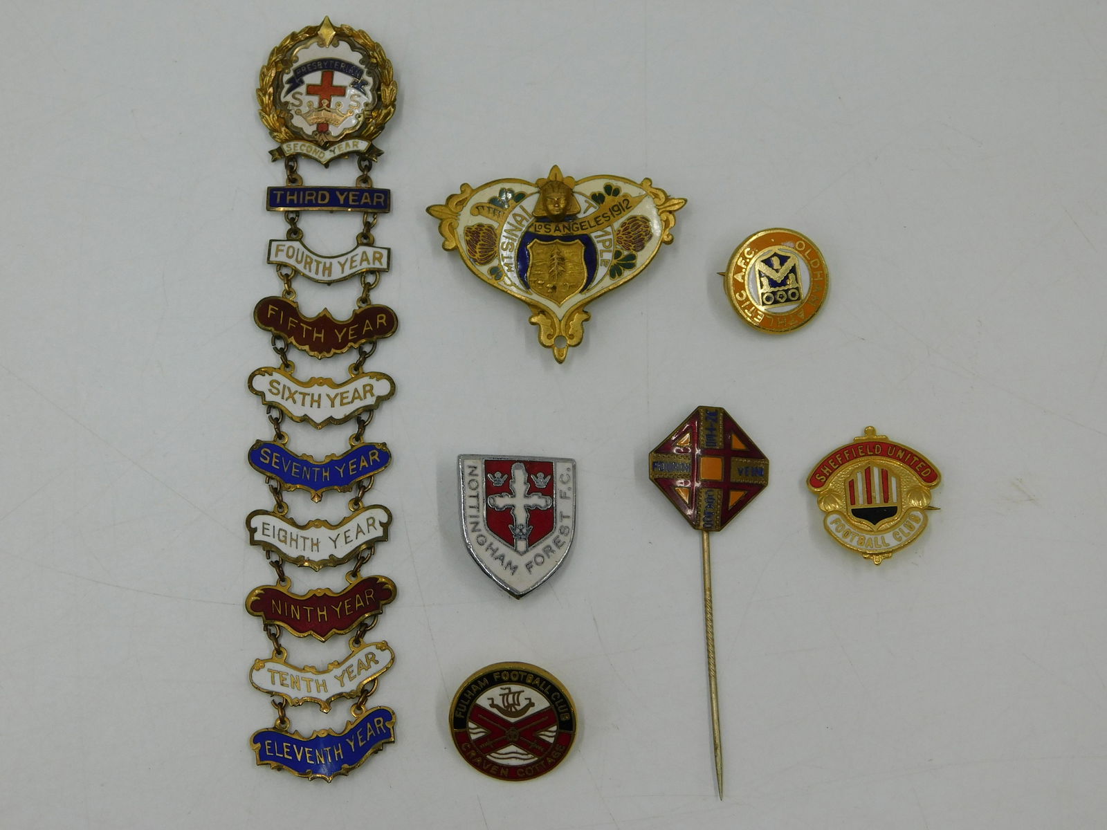 Lot Of Enamel Vintage Pins