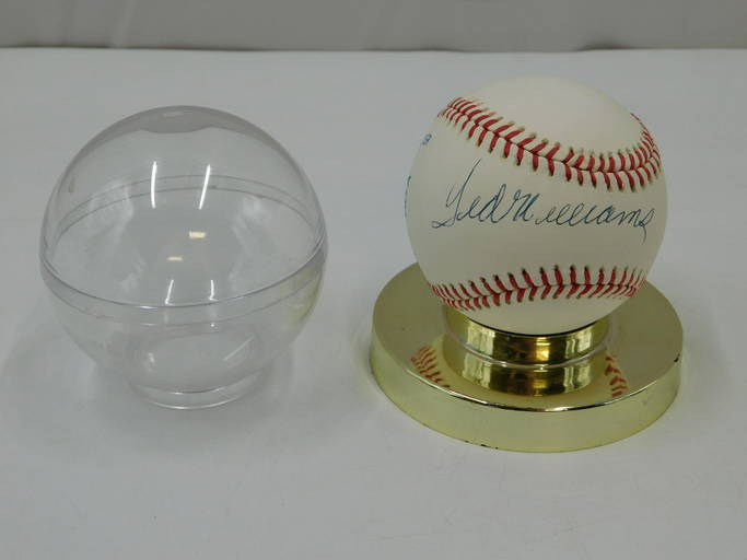 Ted Williams Autographed Baseball