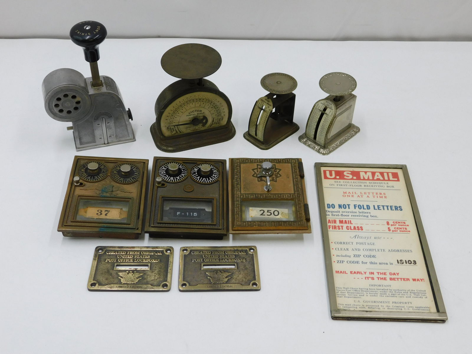 Lot Of Us Postal Collectibles Auction