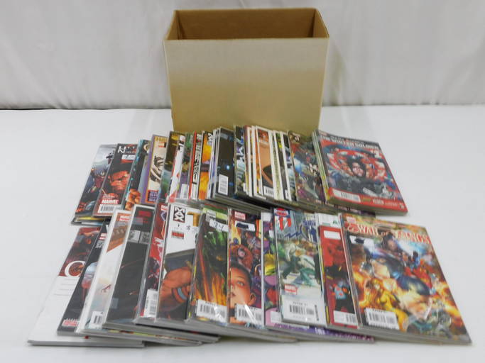 Short Box Of Full Runs Of Marvel Mini Series Comics