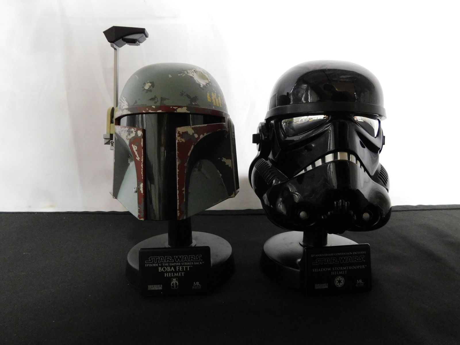 Lot Of 2 Star Wars Master Replicas Helmets Auction