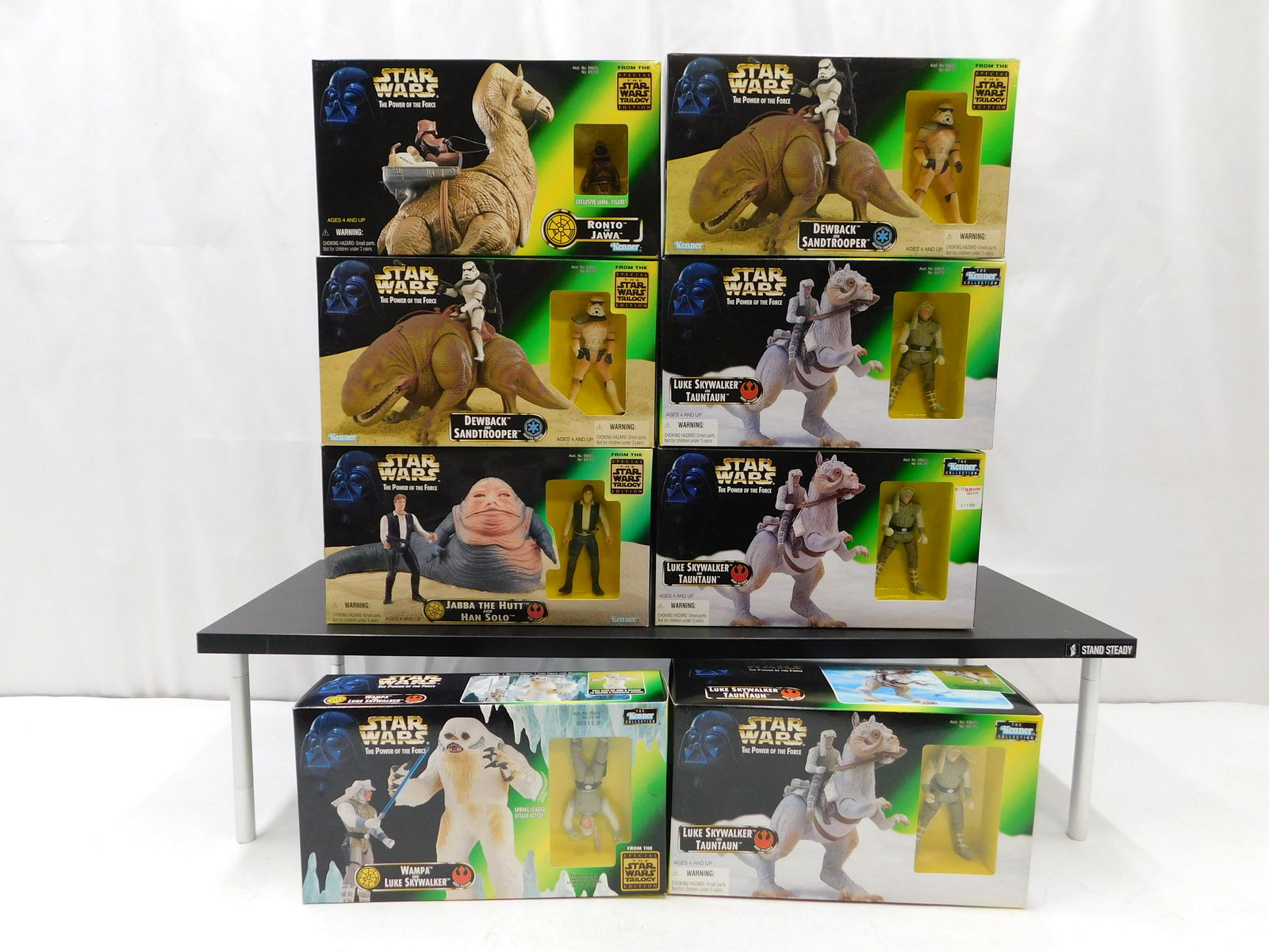 Lot Of 8 Star Wars The Power Of The Force Figure Sets