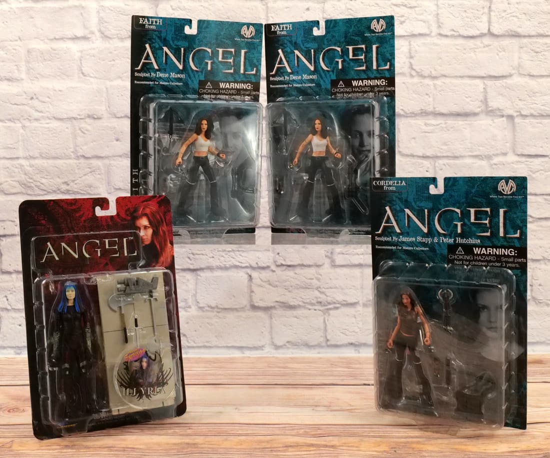 Lot Of 4 Angel Action Figures Auction