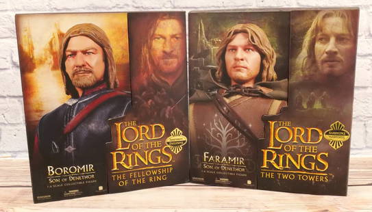 Lot Of 2 Sideshow Lotr 1:6 Scale Figures