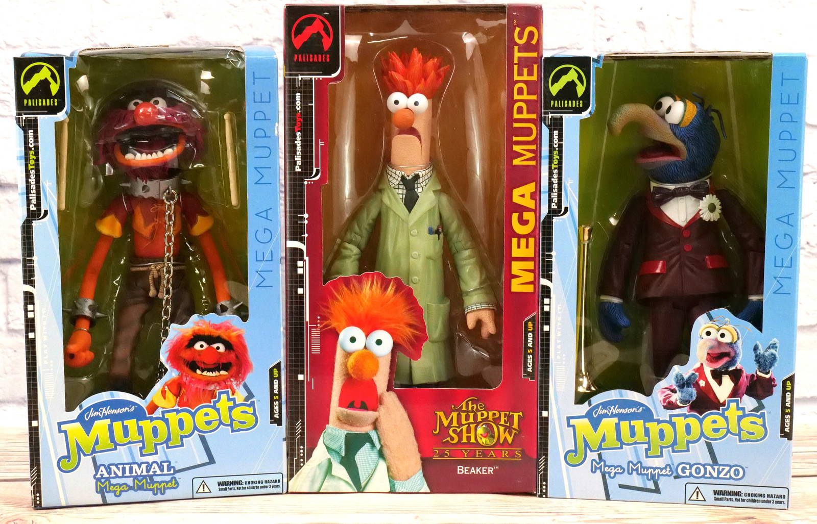 Lot Of 3 The Muppet Show Mega Muppet Figures Auction