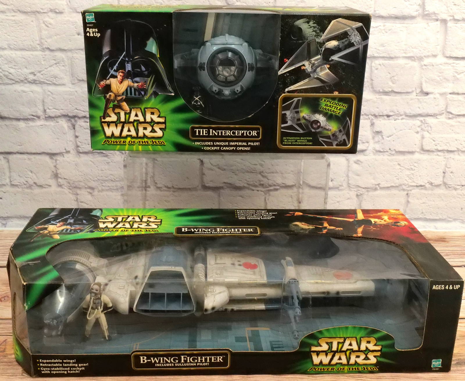 Lot Of 2 Star Wars The Power Of The Jedi Vehicles Auction