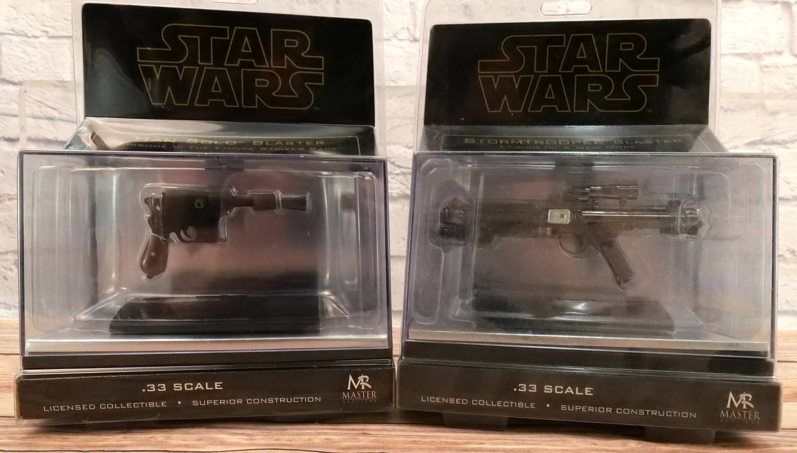 Lot Of 2 Master Replicas Blasters .33 Scaled Replicas Auction