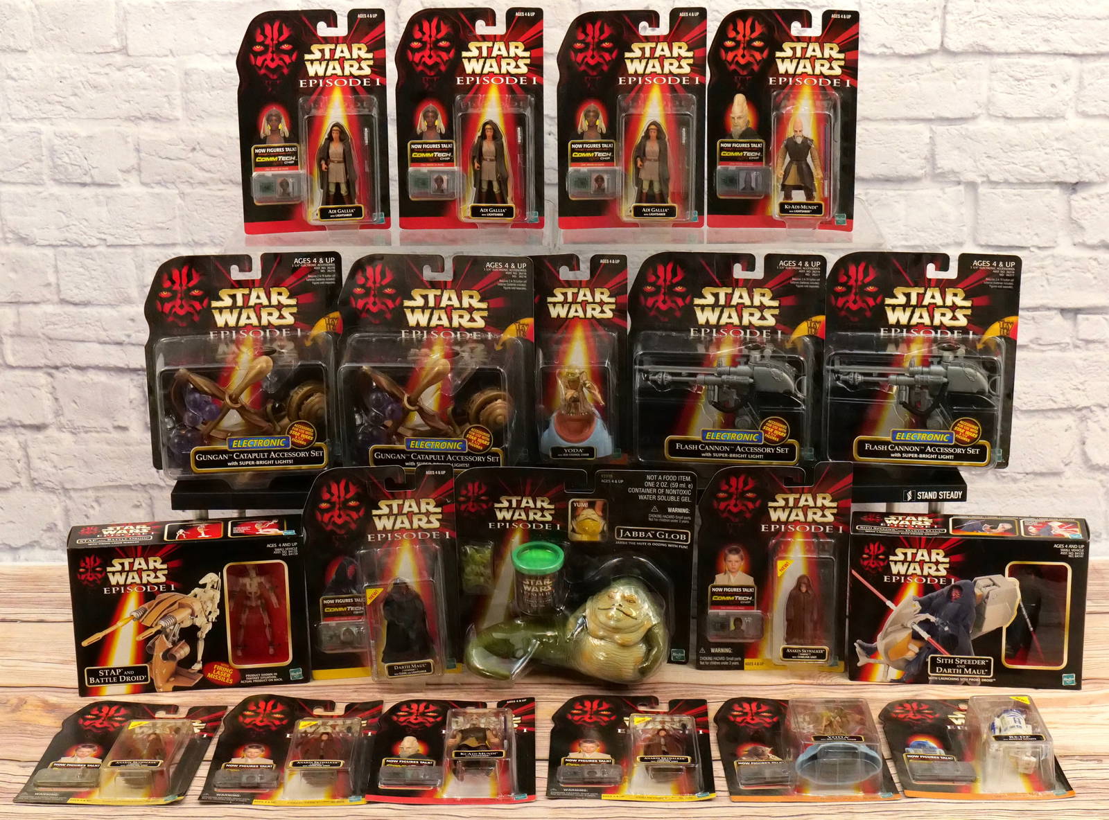 Lot Of 20 Star Wars Episode 1 Action Figures Auction