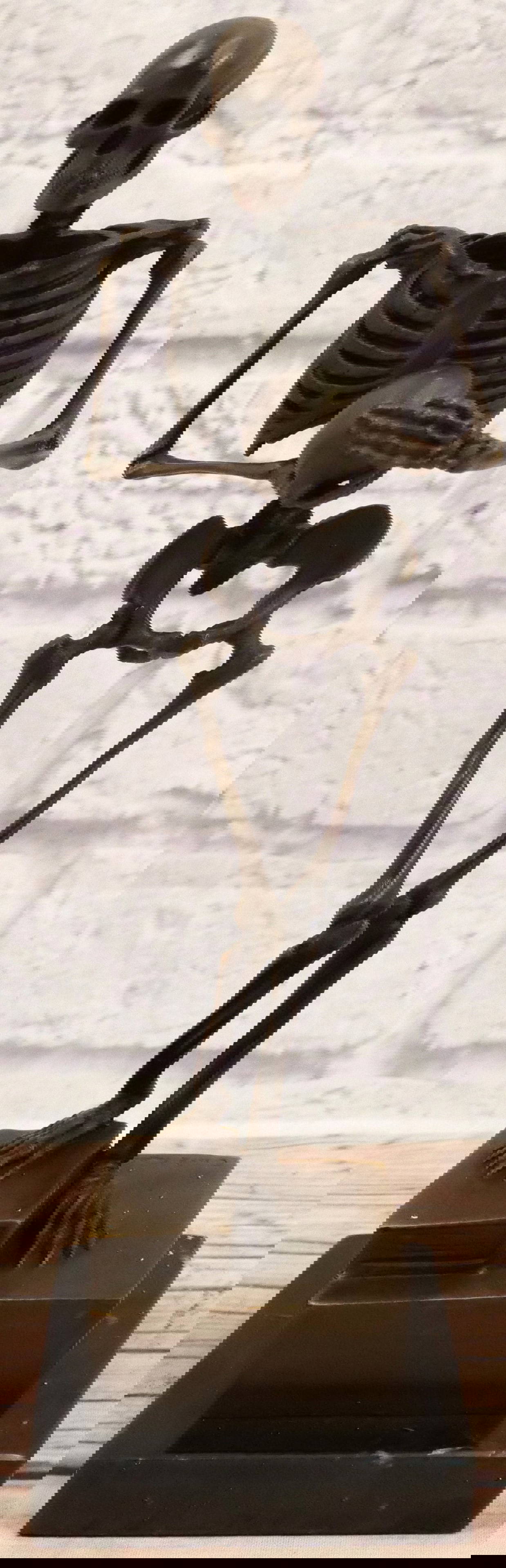 Bronze Statue Of A Skeleton Auction