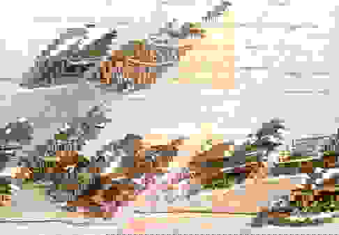 Lot Of 7 Santa's Workbench Christmas Village Houses Auction