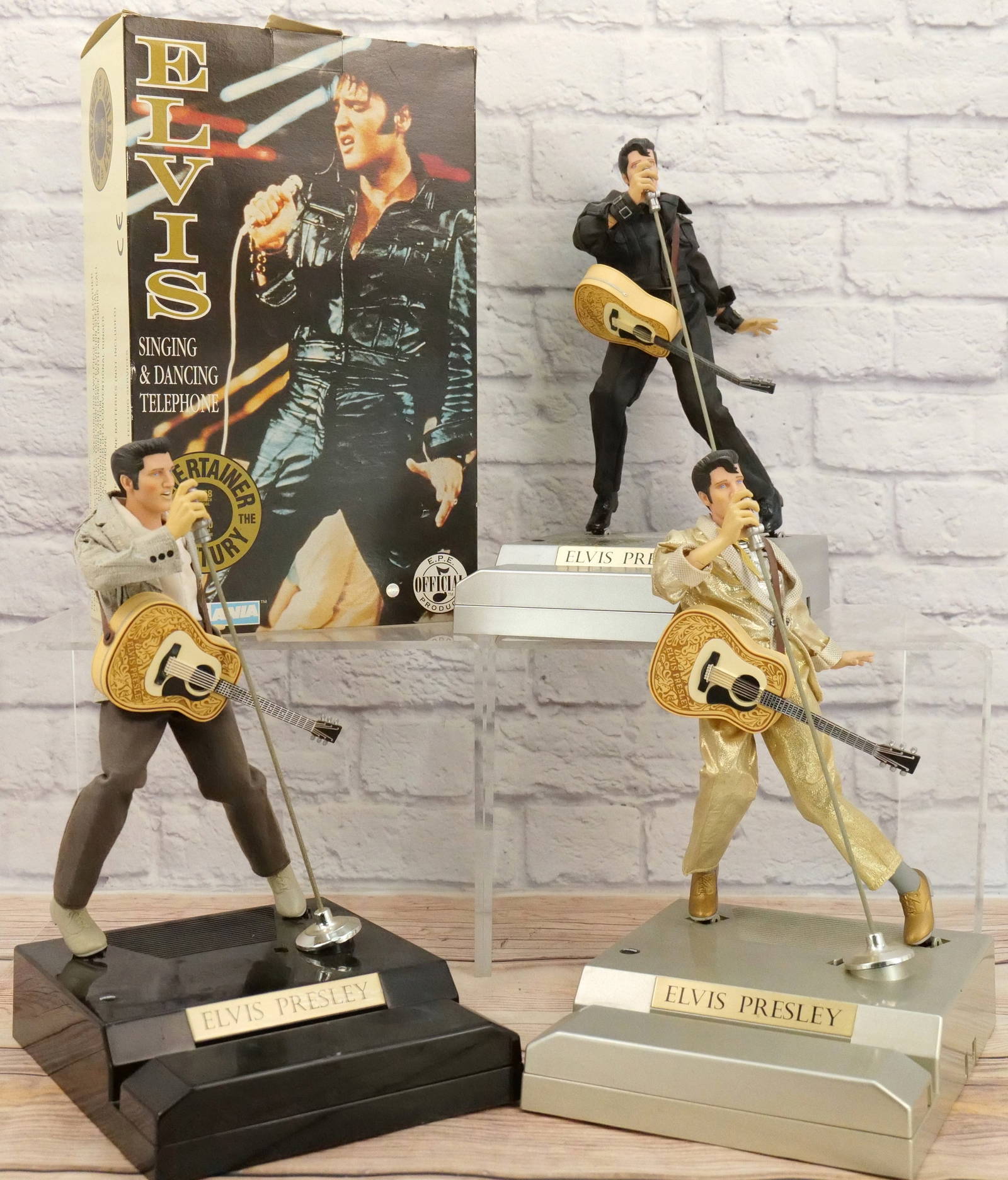 Lot Of 3 Elvis Presley Novelty Telephones Auction