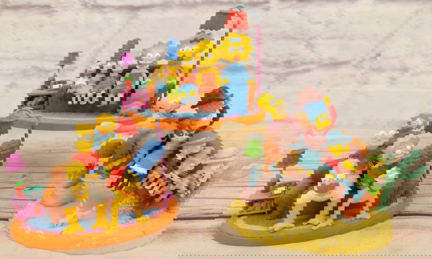 Lot Of 3 Hamilton Collection Simpsons Figurines