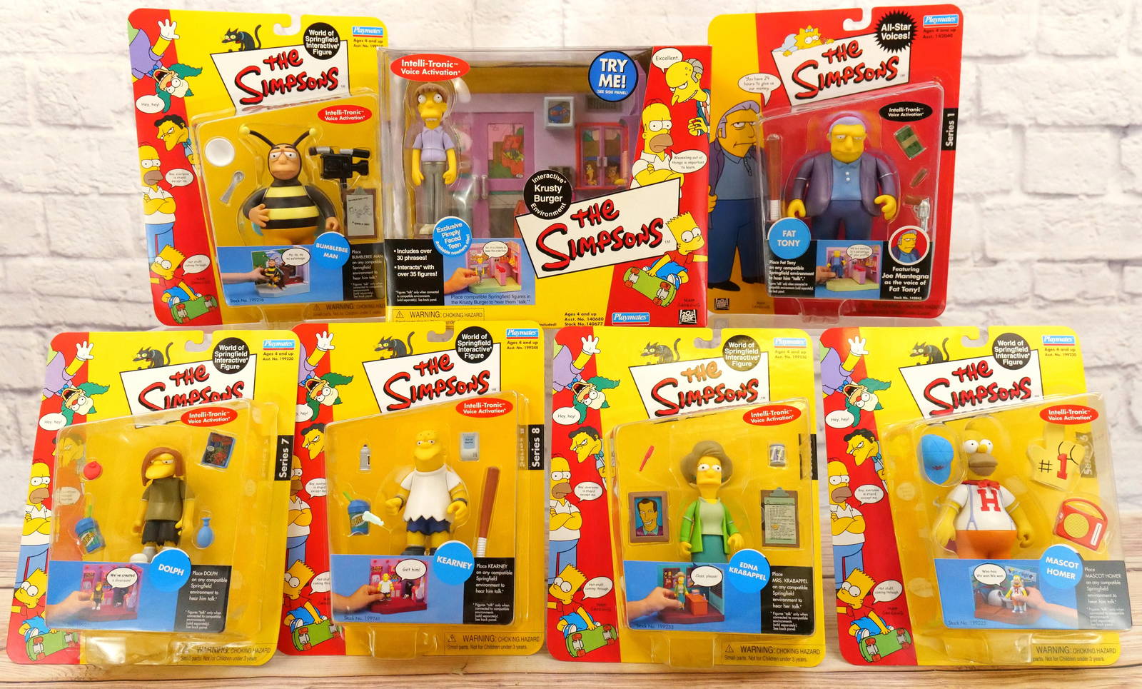 Lot Of The Simpsons Playmates Interactive Figures Auction