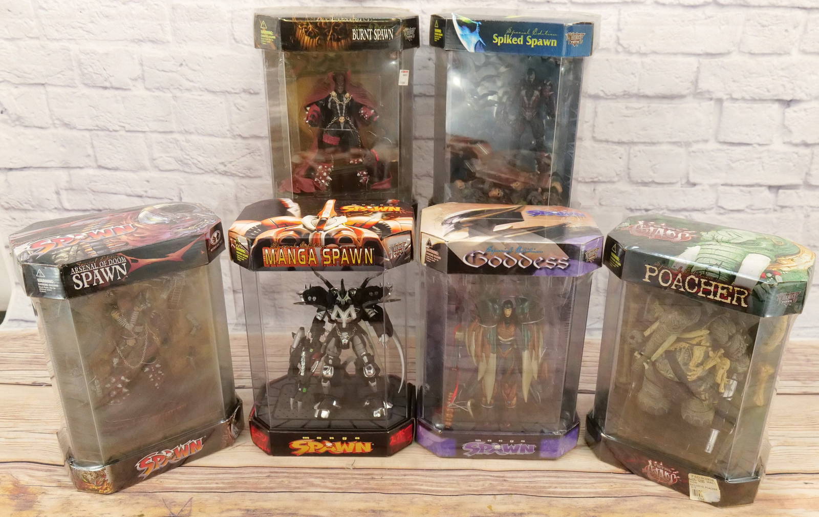 Lot Of 6 Mcfarlane Spawn Special Edition Action Figures Auction