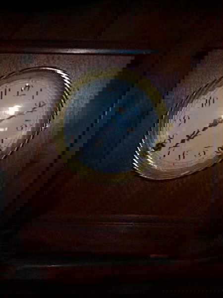 Sessions Mantle Clock With Porcelain Face Dial. Com