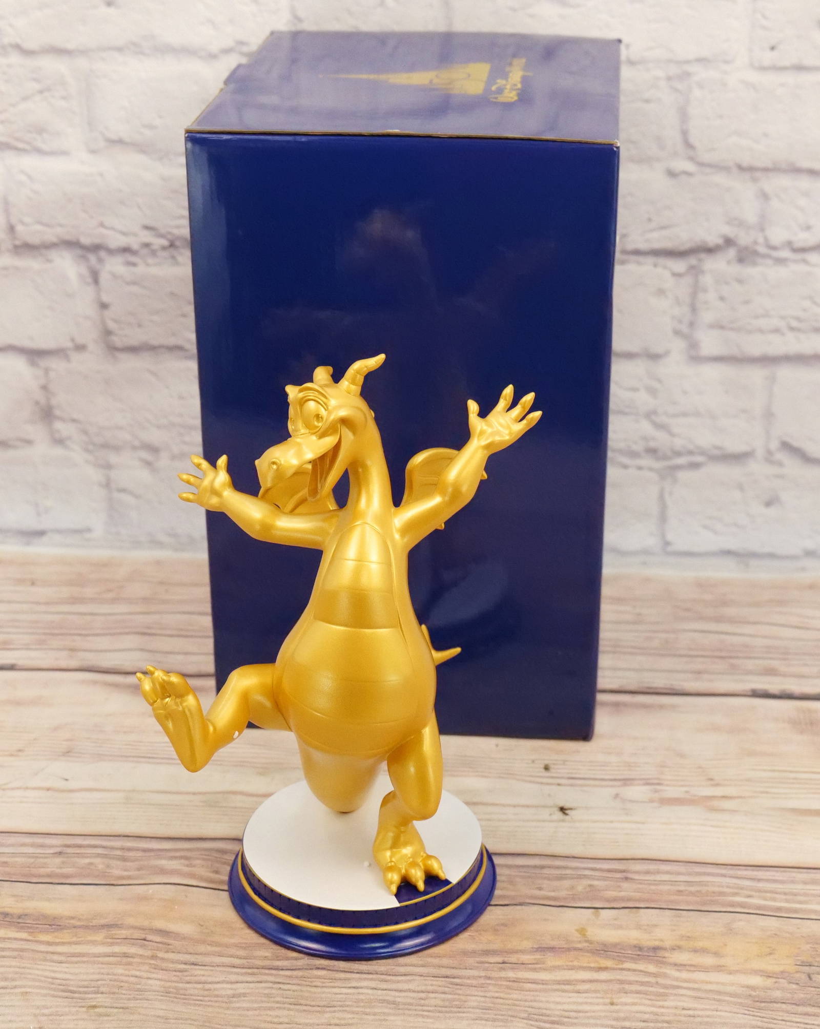 Disney Figment Golden Statue - 50th Anniversary Auction
