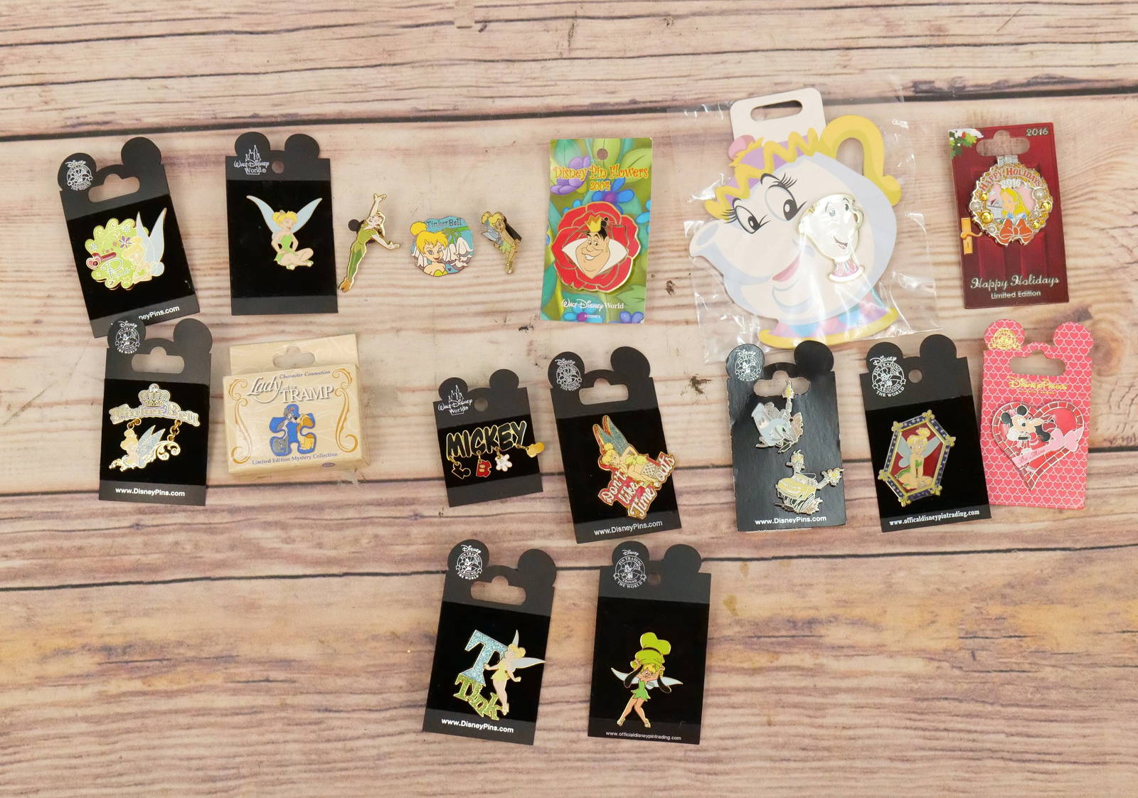 Lot Of 17 Disney Character Pins Auction