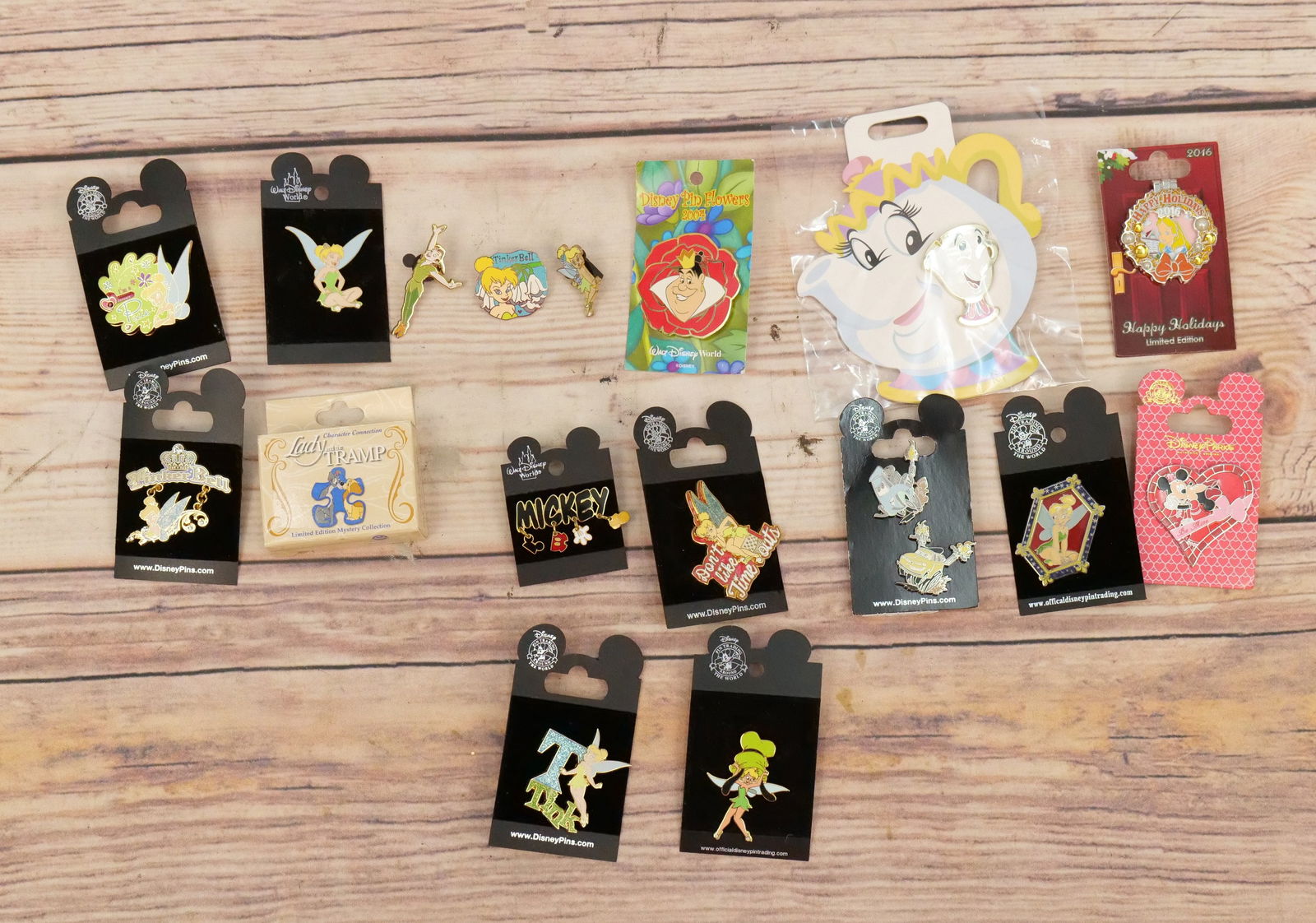 Lot Of 17 Disney Character Pins Auction