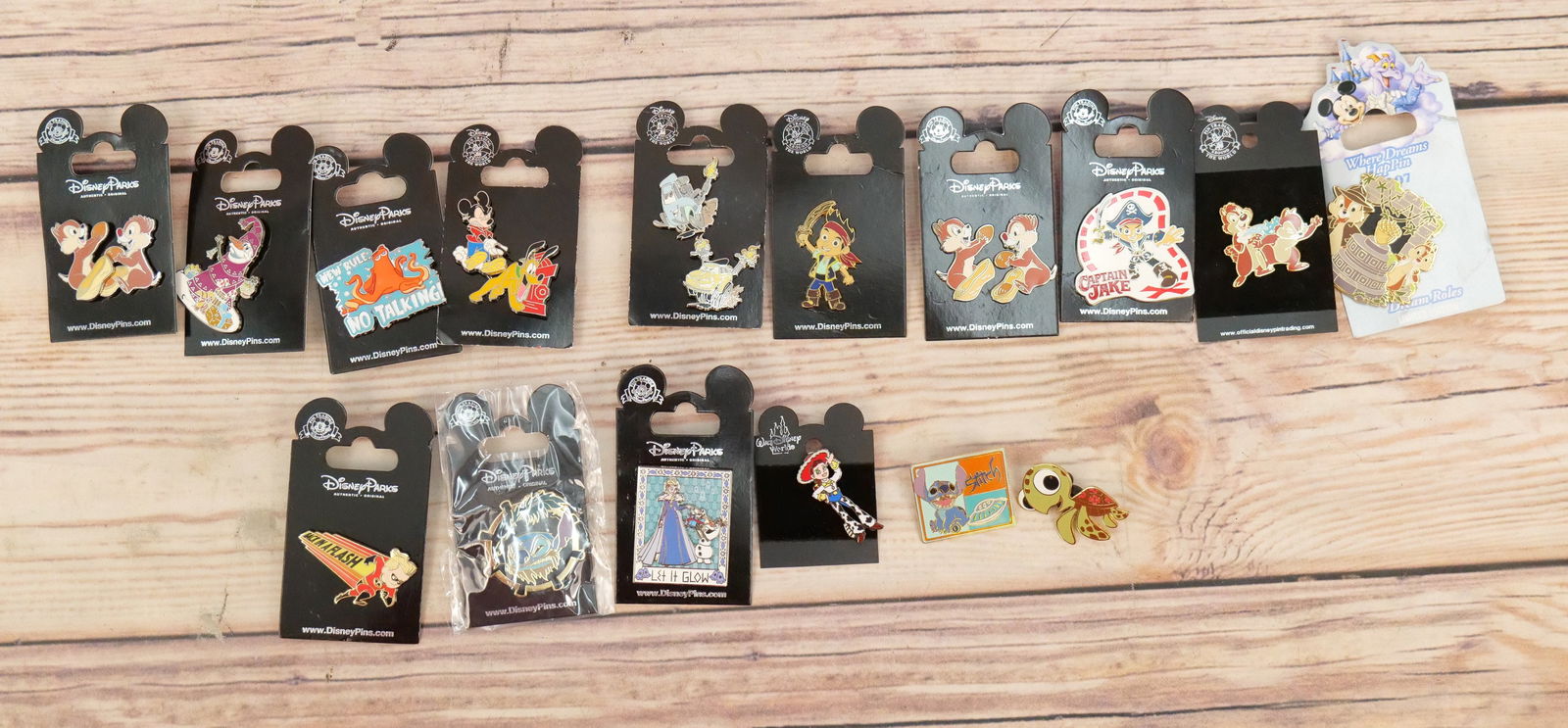 Lot Of 19 Disney Character Pins Auction