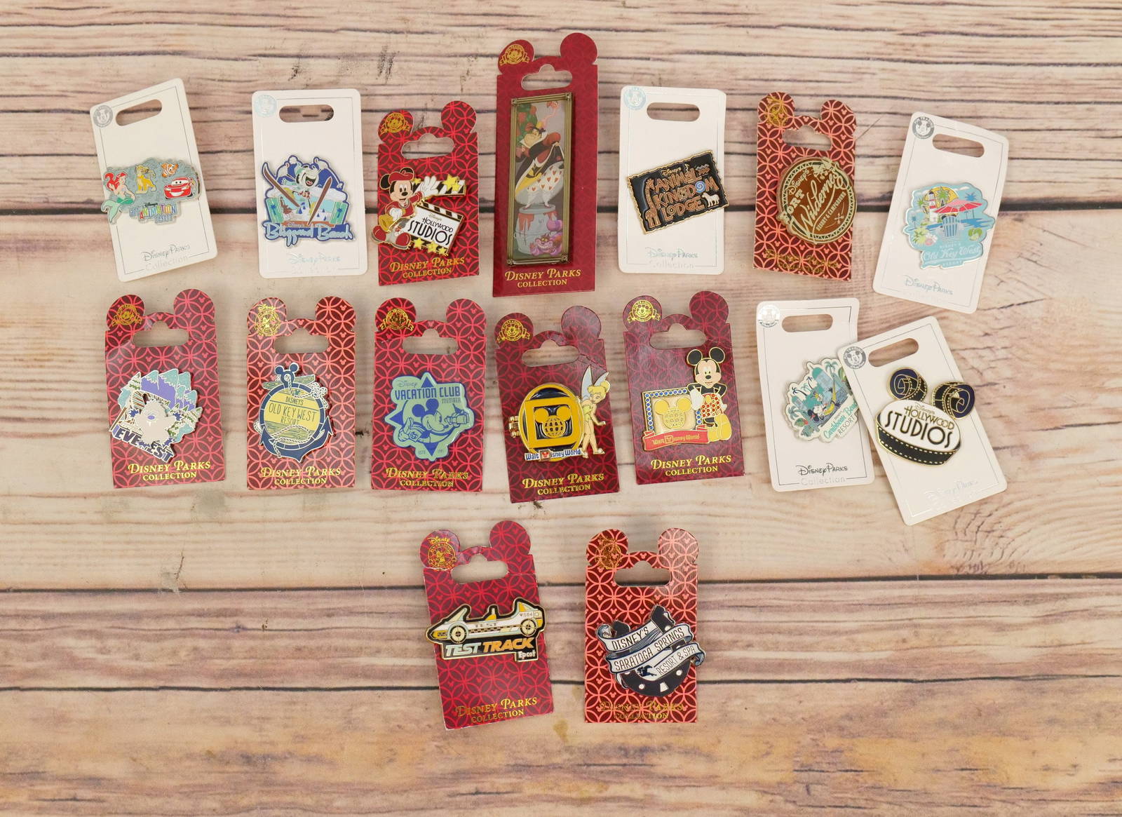 Lot Of 16 Disney Parks Collection Pins Auction