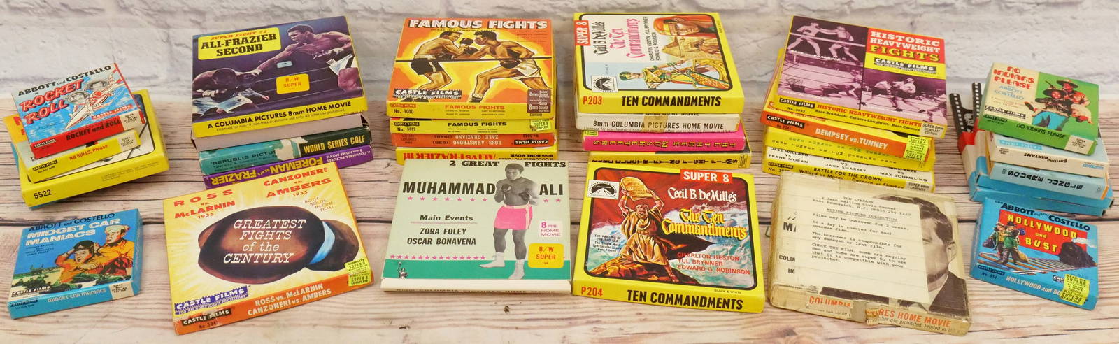 Lot Of Super 8 Film Reels In Boxes Auction