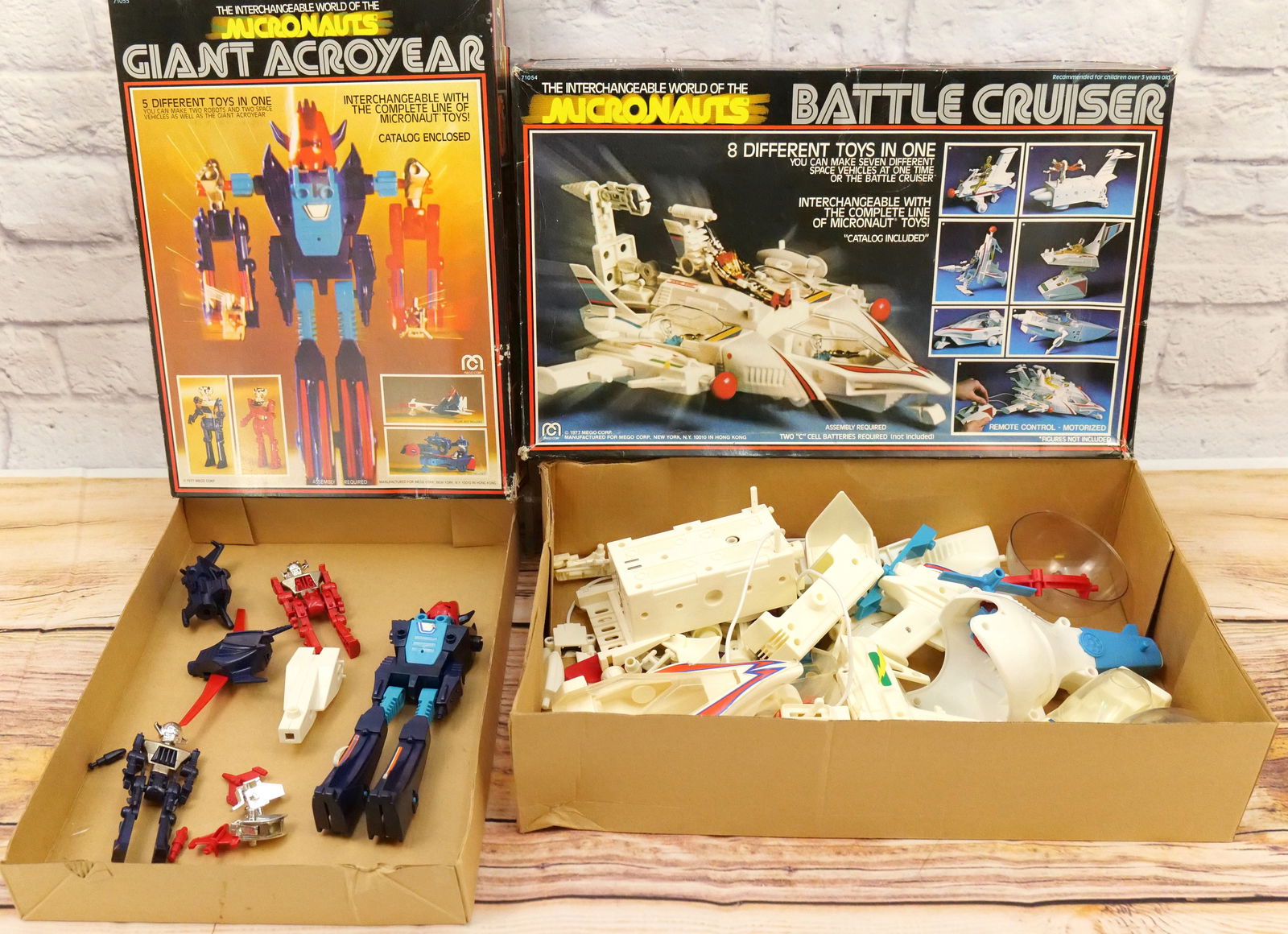 Group Lot Of Vintage Mego Micronauts Toys Auction