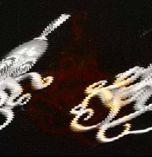 14k And Pearl Octopus Pendant Auction