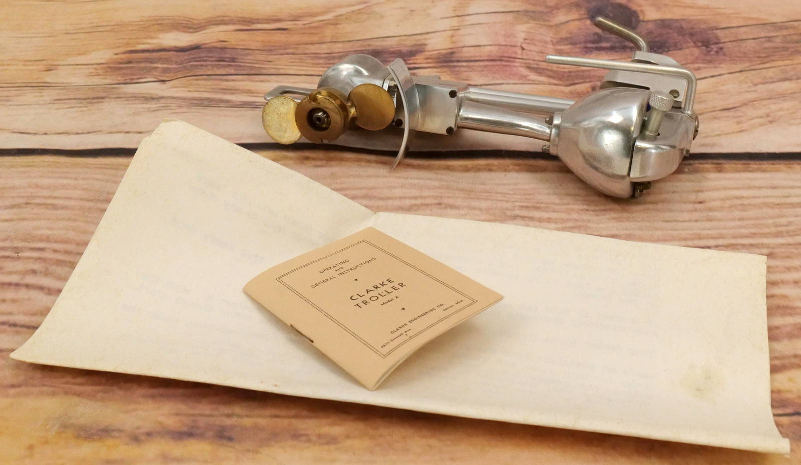 Clarke Troller Outboard Gas Powered Boat Motor Auction