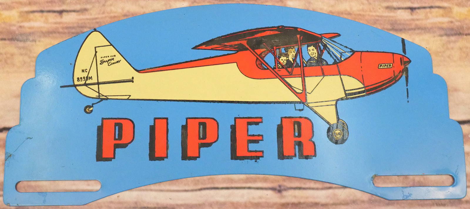 Vintage License Plate Display Plate Auction