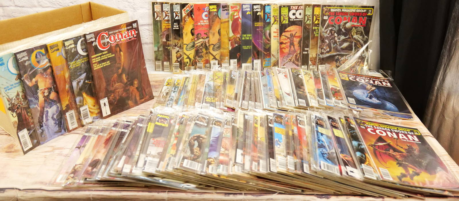 Magazine Box Of Conan Magazine Comics Auction