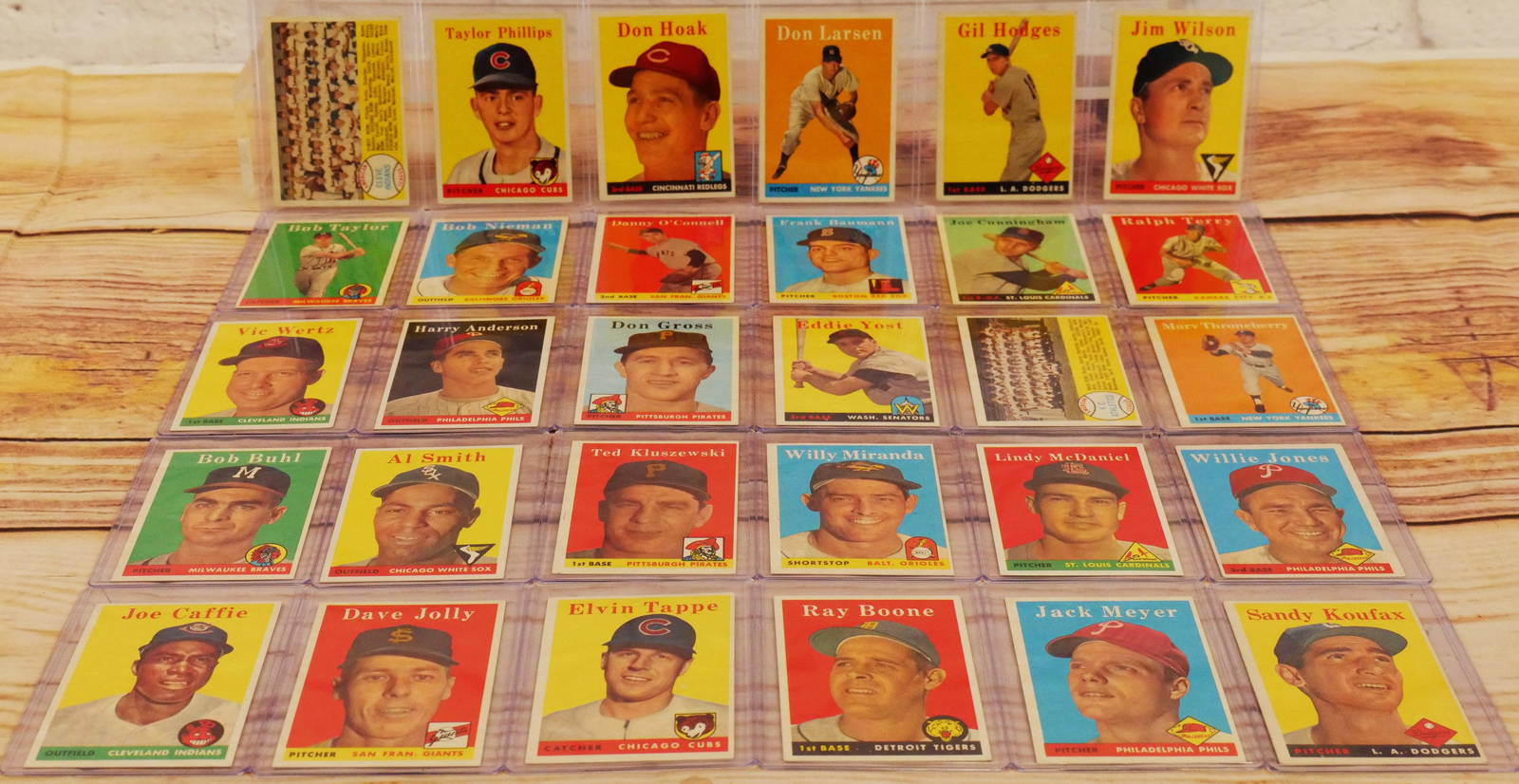 Lot Of 30 Topps 1958 Baseball Cards Auction
