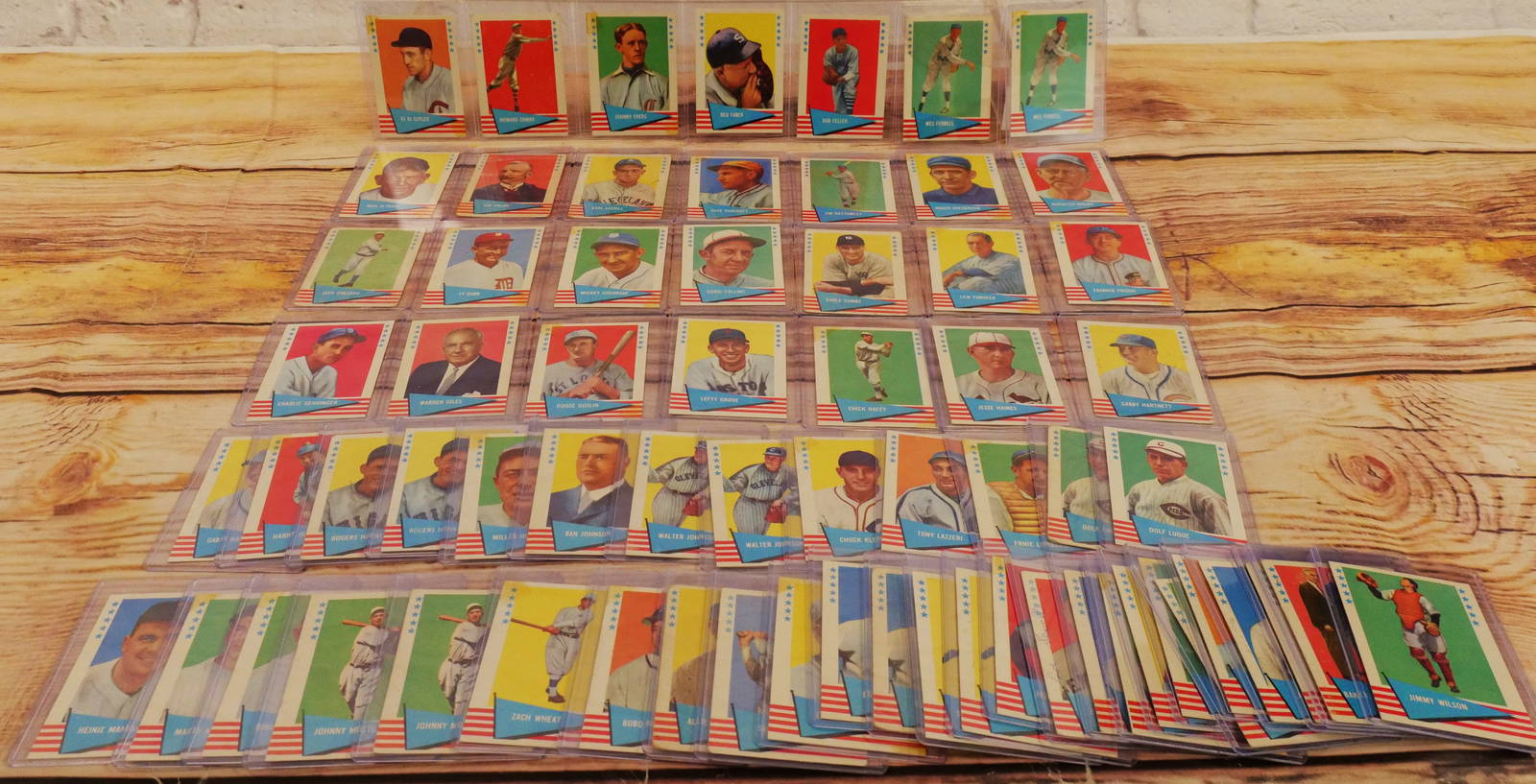 Lot Of 67 Fleer 1961 Baseball Greats Cards Auction