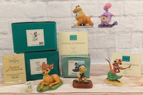 Lot Of 3 Disney Wdcc Porcelain Figurines Auction