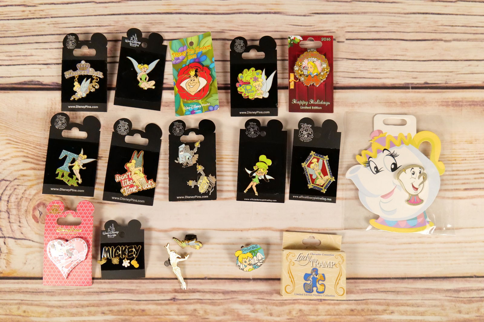 Lot Of 17 Disney Character Pins Auction
