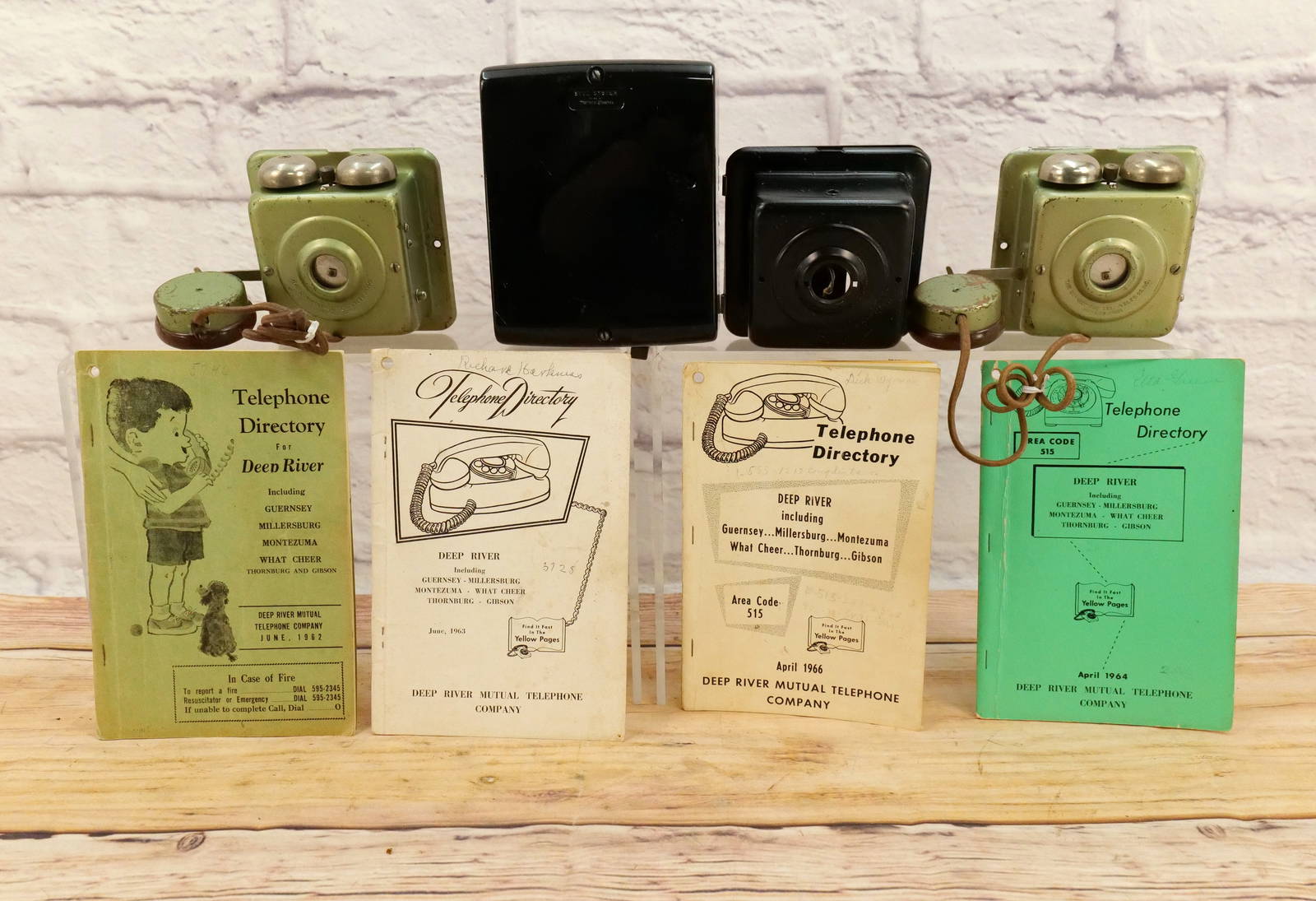 Lot Of Vintage Phones And Phone Parts Auction