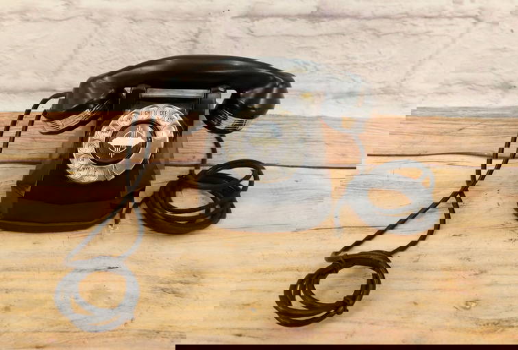 Vintage Monophone Rotary Telephone