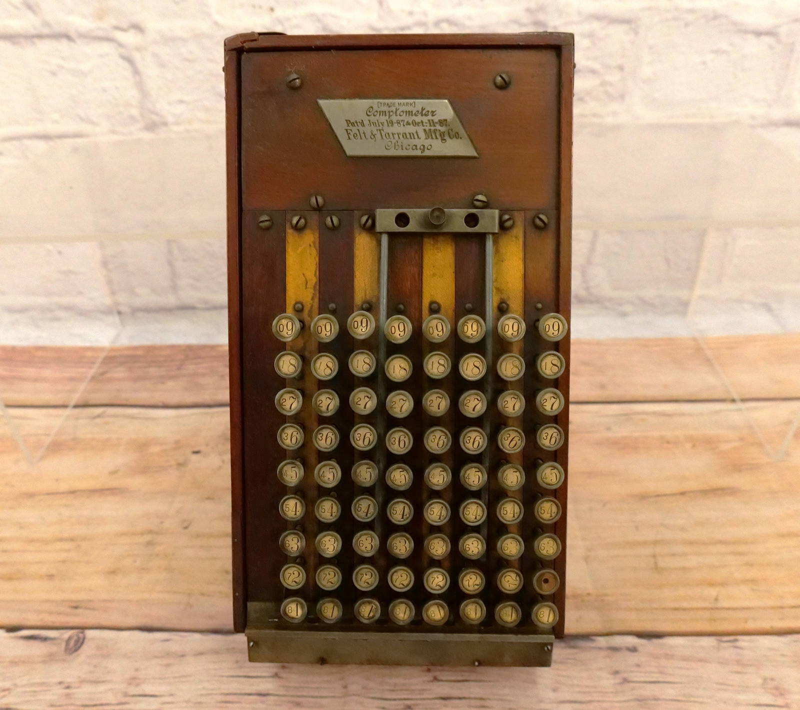 Felt & Tarrant Mfg. Co Comptometer Auction