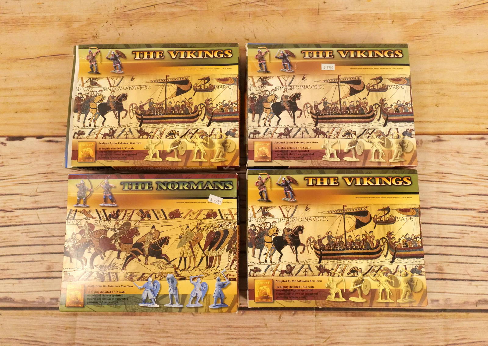 Lot Of 4 Conte Plastic Figure Sets Auction