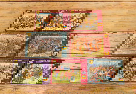 Lot Of 4 Conte Plastic Figure Sets Auction