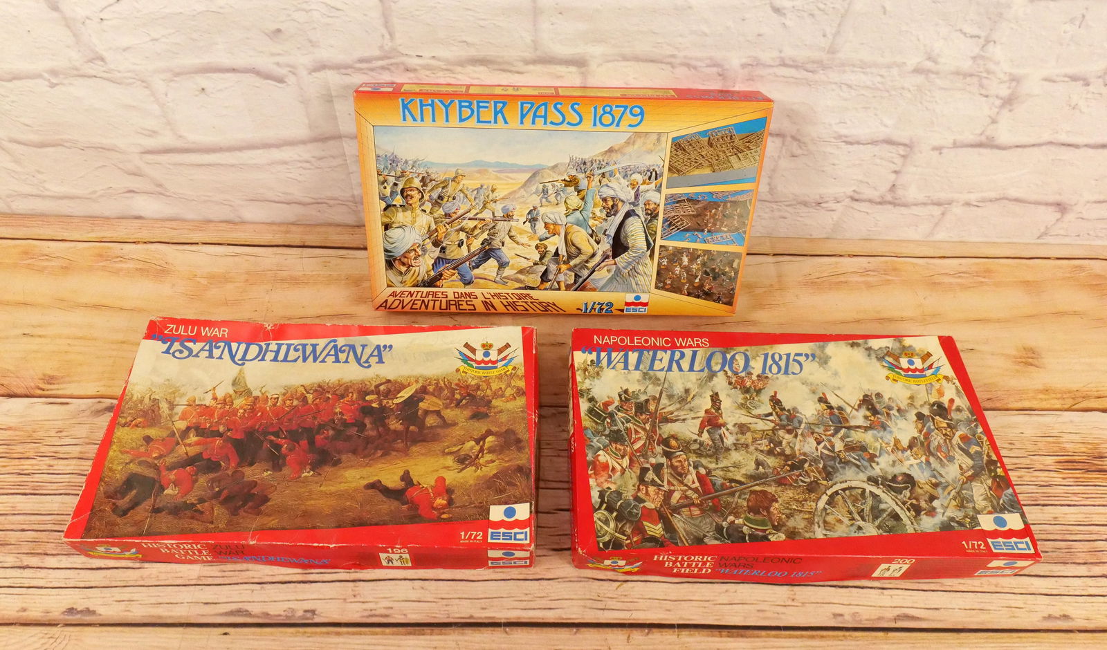 Lot Of 3 Esci Historic Battles 1:72 Scale Military Figure Sets Auction