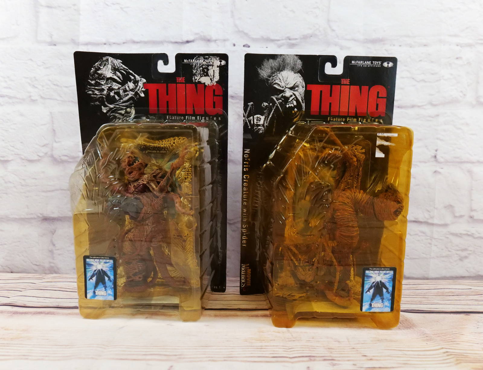Lot Of 2 Mcfarlane Movie Maniacs The Thing Action Figures Auction