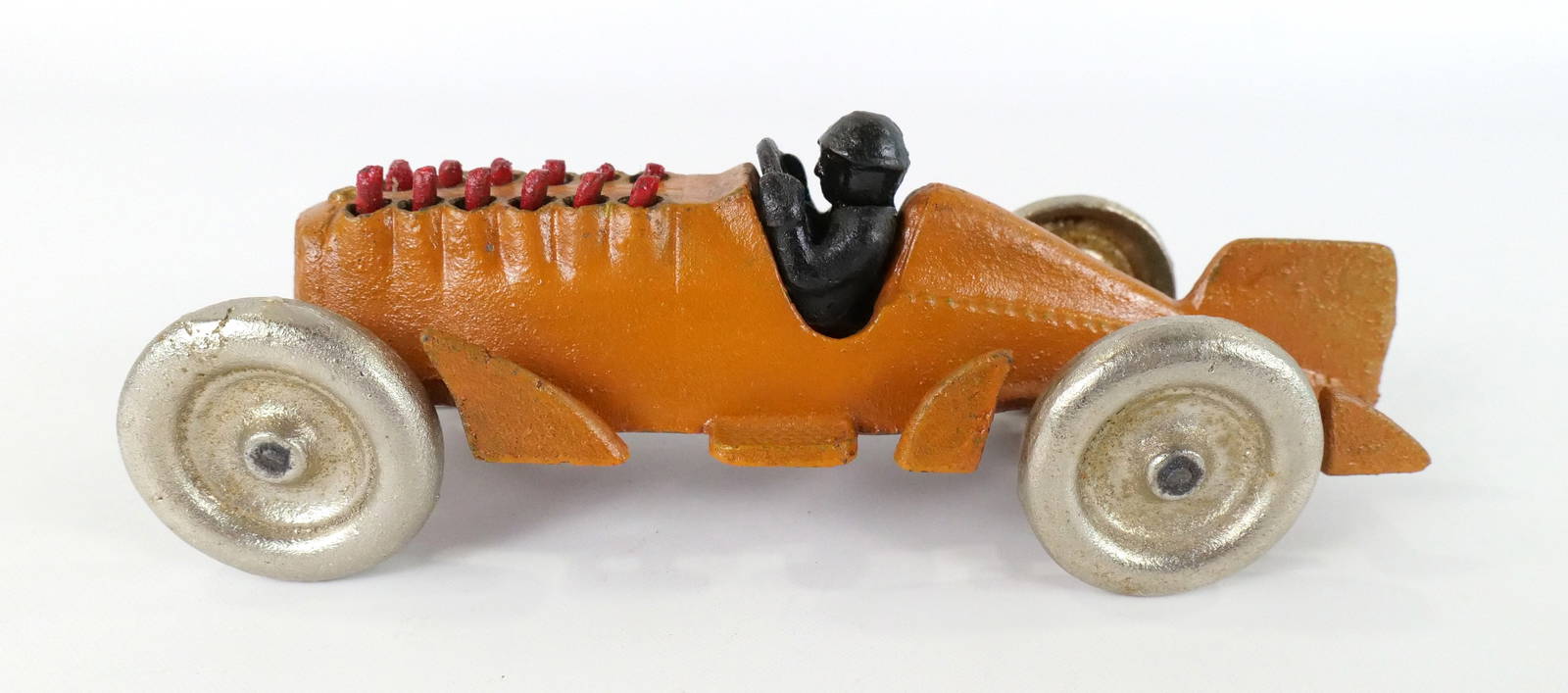 Cast Iron Mechanical Piston Toy Race Car Auction