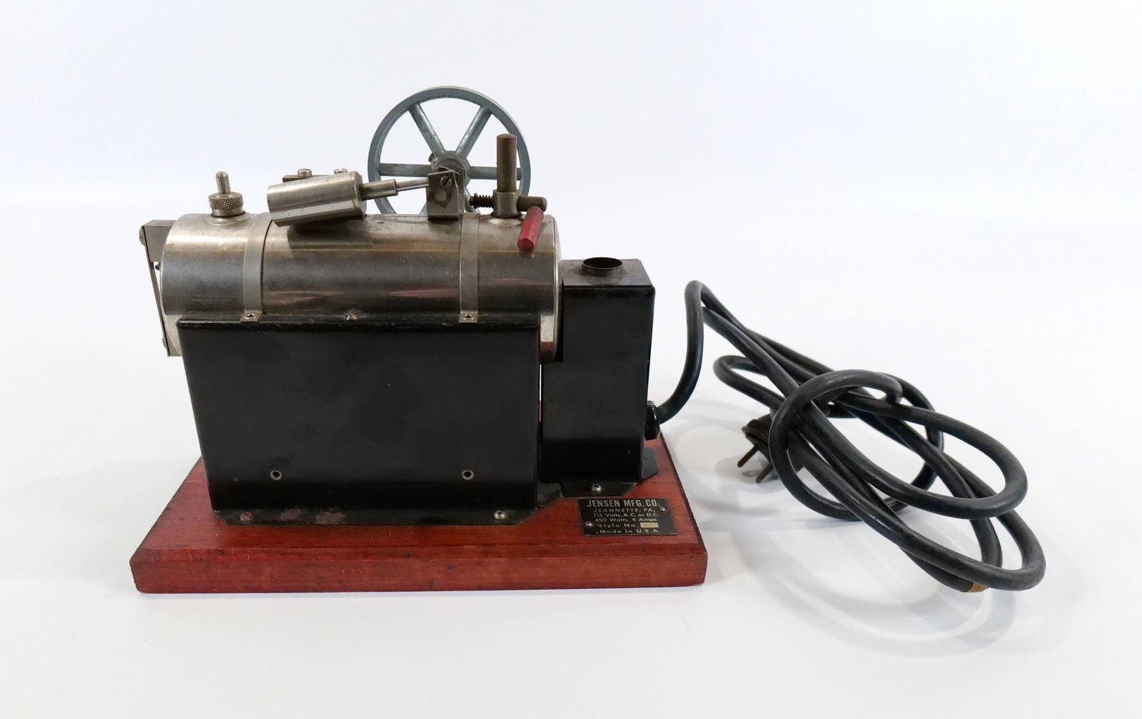 Jensen Mfg Co. Steam Engine Auction